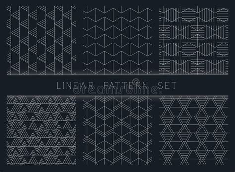 Linear Monochrome Texture Stock Illustrations 100785 Linear