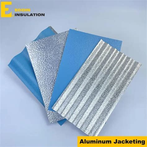 Aluminum Stucco Embossed Cladding Sheet Metal Jacketing Pipe Insulation Jacket Types Aluminum