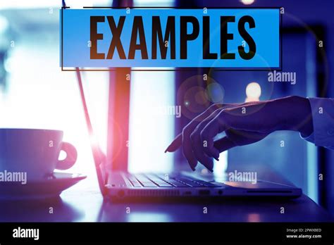 Conceptual Caption Examples Word Written On Photo Sample Model To