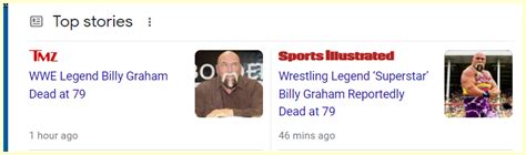 WWE LEGEND BILLY GRAHAM DEAD AT 79 Cracktheircode Using Gematria We