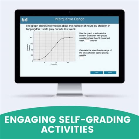 Quartiles And Interquartile Range Self Checking Digital Math Lesson And Activities