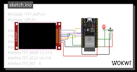Esp32 Ili9341 Touth Wokwi Esp32 Stm32 Arduino Simulator
