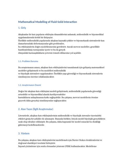 Mathematical Modelling Of Fluid Solid Interaction Pdf