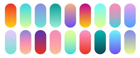 Premium Vector Round Colorful Buttons Set