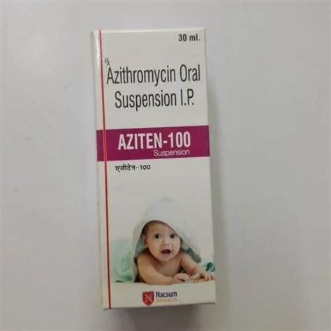 Azithromycin Oral Suspension 100mg5ml At ₹ 85box In Ahmedabad Id