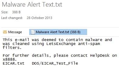 Malware Alert Text Txt Removal