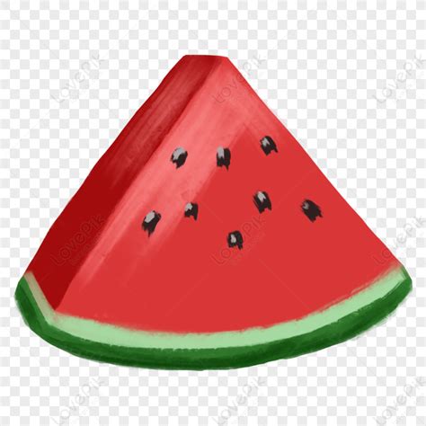 만화 손으로 그린 여름 수박 Png 일러스트 무료 다운로드 Lovepik