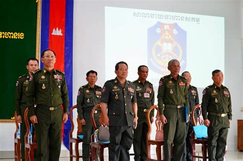 ឯកឧត្តម ហ៊ុន ម៉ានី ប្រាប់សិក្ខាកាមសាលានាយទាហានសកម្ម អំពីតម្លៃនៃសន្ដិភាព ដែលរកបានដោយលំបាក