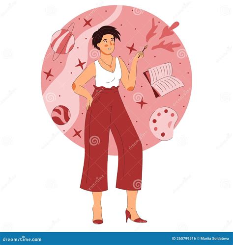 Explorers Characters Adventurer Mbti Concept Flat Vector Stock Vector