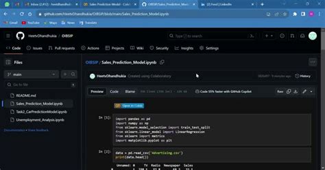 heet dhandhukia on linkedin salesprediction machinelearning dataanalytics oasisinfobyte