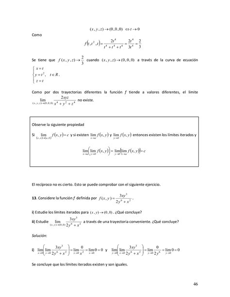 Ejercicios Y Problemas De Funciones Reales De Varias Variables Veroronquillo1 Página 46
