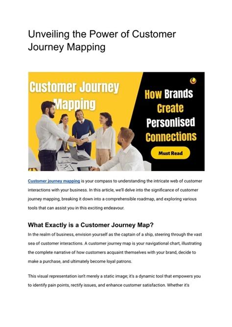 Ppt Unveiling The Power Of Customer Journey Mapping Powerpoint