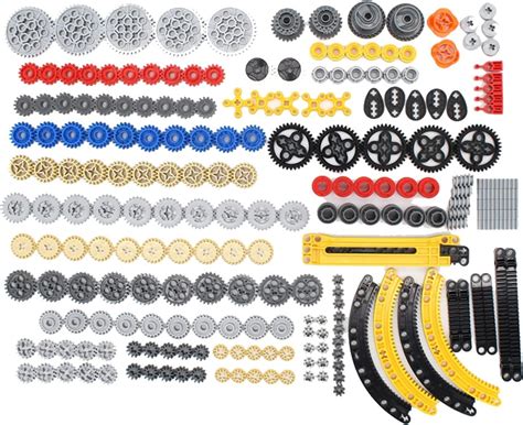 Seemey 233pcs Gear Set For Technic Series Parts Compatible With Lego