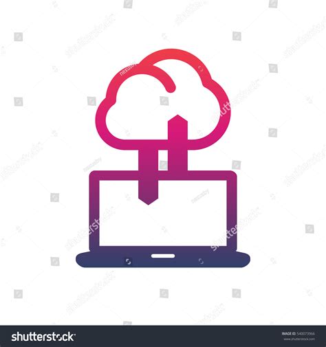 sync cloud icon data upload connection stock vector royalty free