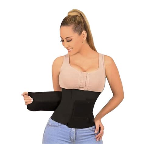 Faja Reloj De Arena 4 Velcros Reduce Medidas Talla Xl Plazavea Plazavea