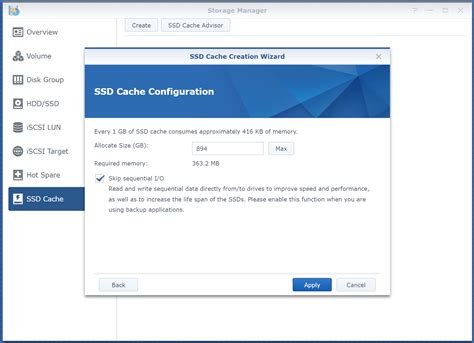 Adding Disk Caching To A Synology NAS To Improve Video Streaming