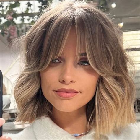 Long Bob Haircuts 2022 With Bangs