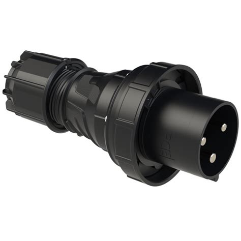 PCE Midnight Series Black Stage Trailing Commando Plug A P E V IP Xs