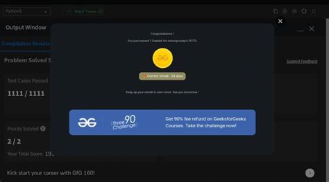 Lavanya V On Linkedin Geekstreak2024 Problemsolving Coding