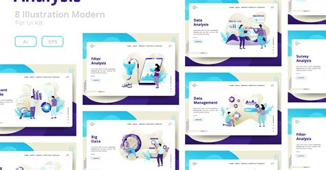 Data Analysis Sets Illustration By Twiri On Envato Elements