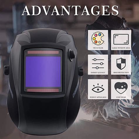 High Quality Auto Darkening True Color Welding Helmets Factory Direct