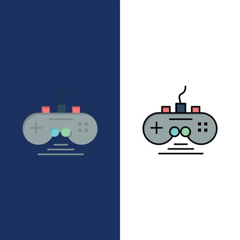 controller game game controller gamepad icons flat and line filled icon