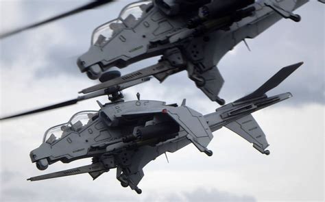 Advanced Attack Helicopter Ah Mk1 Hellhound 4 By Sparrow S A On