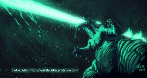 Artstation Green Godzilla Board