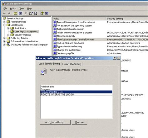 Terminal Server Doesn T Allow Logon Windows Spiceworks Community