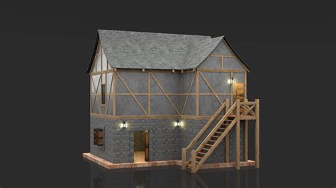 3d Fantasy Modular House Turbosquid 2285960