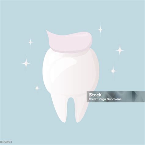 매일 구강 위생에 대한 포스터 제대로 치아를 닦는 것이 중요합니다 눈 덮인 건강한 치아 치약과 손질 및 청소 플랫 벡터 설계 0명에 대한 스톡 벡터 아트 및 기타 이미지