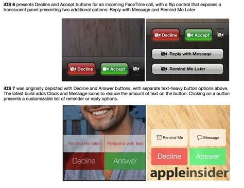 Ios 7 Beta 4 Clarifies Phone Buttons With Icons Takes Facetime Full Screen Appleinsider