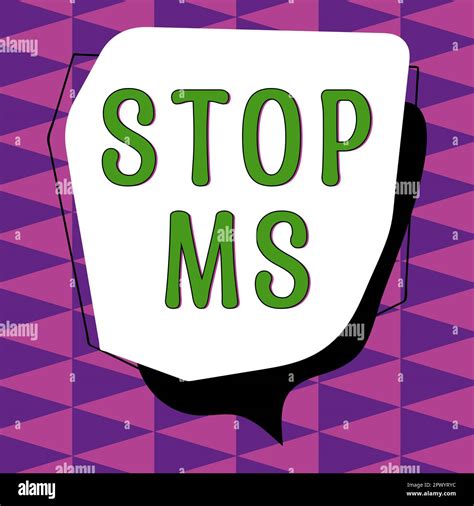 text caption presenting stop ms word written on prevent disease marked