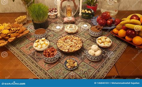 Haft Sin Stock Image Image Of Newyear Iran Haftsin 146840103
