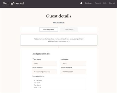 Guest List Management For Your Wedding Easy Automatic And Fun