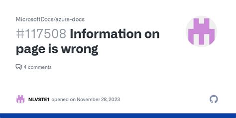 information on page is wrong · issue 117508 · microsoftdocs azure docs