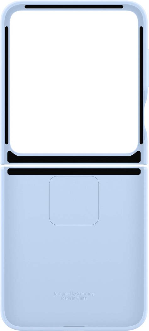 Samsung Galaxy Z Flip Silicone Case Blue EF PF TLEGUS Best Buy