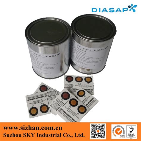 Three Dots Cobalt Free Hygrometer Pcb Packing Humidity Indicator Card China Humidity Indicator