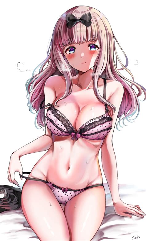 Rule 34 1girls Bikini Blue Eyes Female Fujiwara Chika Hair Kaguya Sama Wa Kokurasetai ~tensai