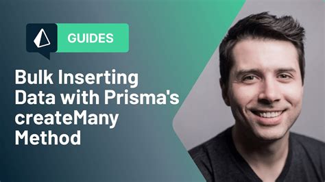 Bulk Inserting Data With Prismas Createmany Method Youtube
