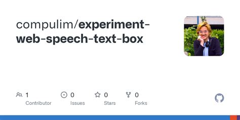 Github Compulimexperiment Web Speech Text Box