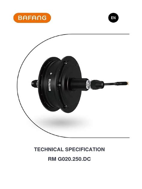 18 Bafang Motor Manual G020 250 Dc 072617 Pdf Electric Motor Manufactured Goods