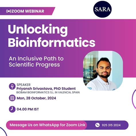 Bioinformatics Datascience Freewebinar Sarainstitute Dr Ajay