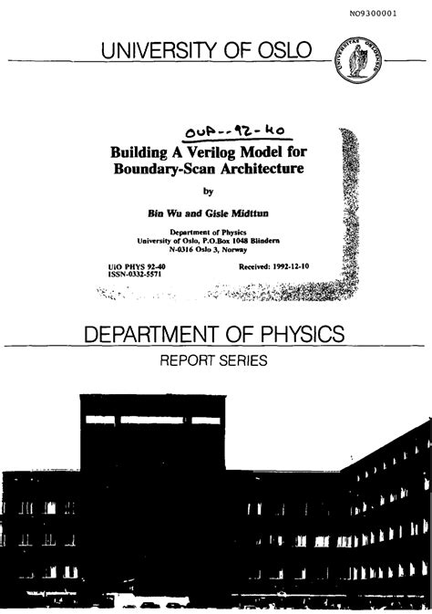 Building A Verilog Model For Boundary Scan Architecture Docslib