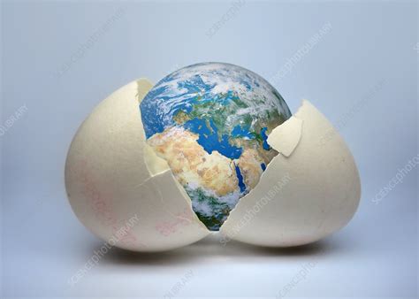 Fragile Earth Conceptual Image Stock Image C052 9368 Science