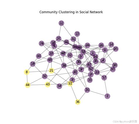 Python：社会网络基础及聚类可视化社会网络分析 可视化 Csdn博客