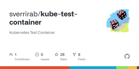 GitHub Sverrirab Kube Test Container Kubernetes Test Container