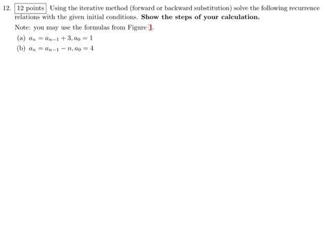 Solved 12 12 Points Using The Iterative Method Forward Or