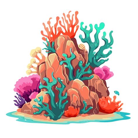 산호초 클립 아트 수중 산호 섬 만화 일러스트 스케치 벡터 만화 일러스트 벡터 일러스트 스케치 일러스트 Png 일러스트 및 벡터 에 대한 무료 다운로드 Pngtree