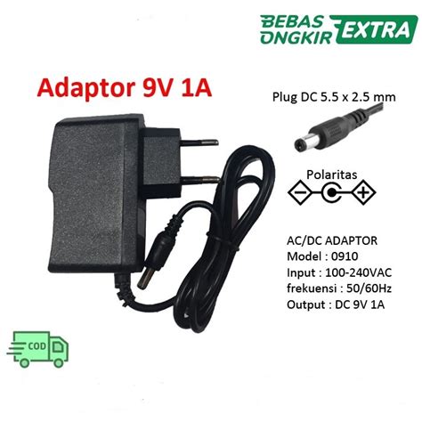 9v 1a Adapter Can Be Used On Htb Media Converter Router And Arduino Shopee Philippines